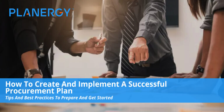 How To Create & Implement A Procurement Plan | Planergy Software