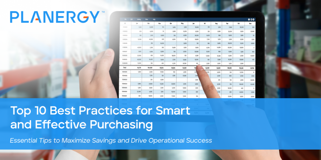 Top 10 Best Practices for Smart and Effective Purchasing | PLANERGY ...