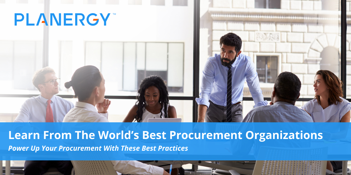 Lessons from Top Procurement Organizations | PLANERGY Software