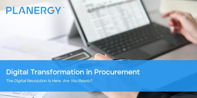 Digital Transformation in Procurement | Planergy Software