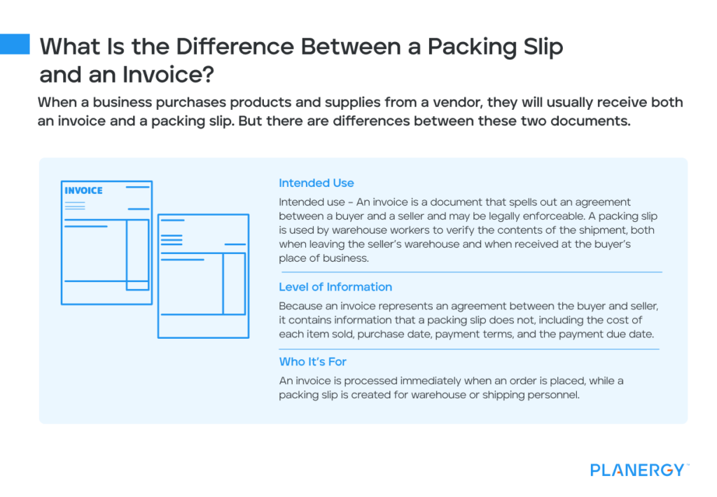 Invoice vs. Packing Slip: Key Differences and Importance Explained ...