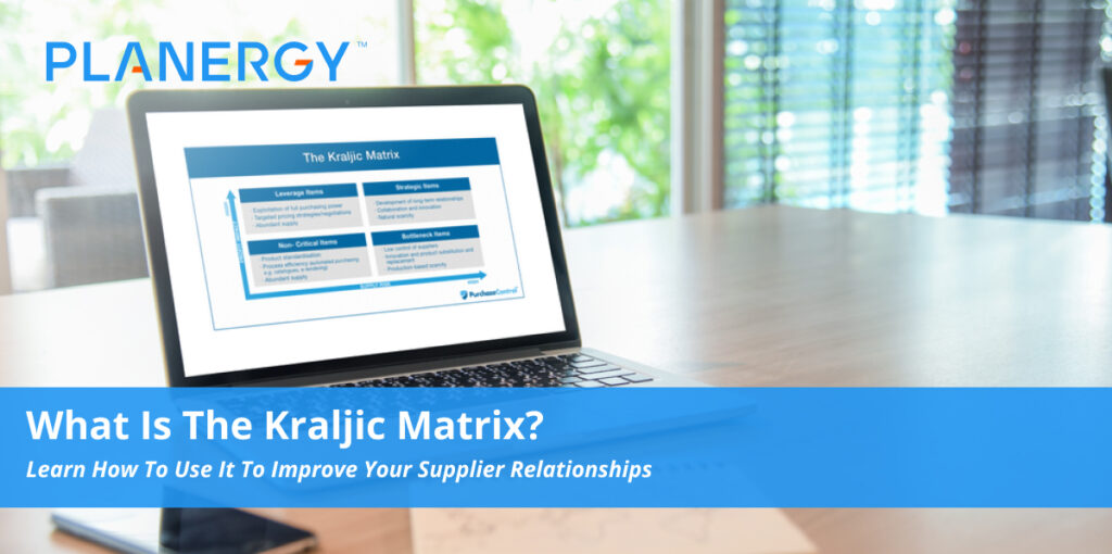 What is the Kraljic Matrix? | Planergy Software