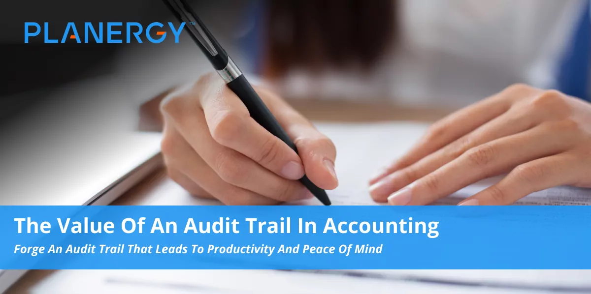 The Value of an Audit Trail in Accounting | Planergy Software