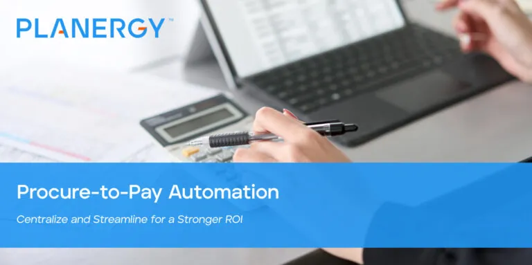 Procure-to-Pay Automation | Planergy Software