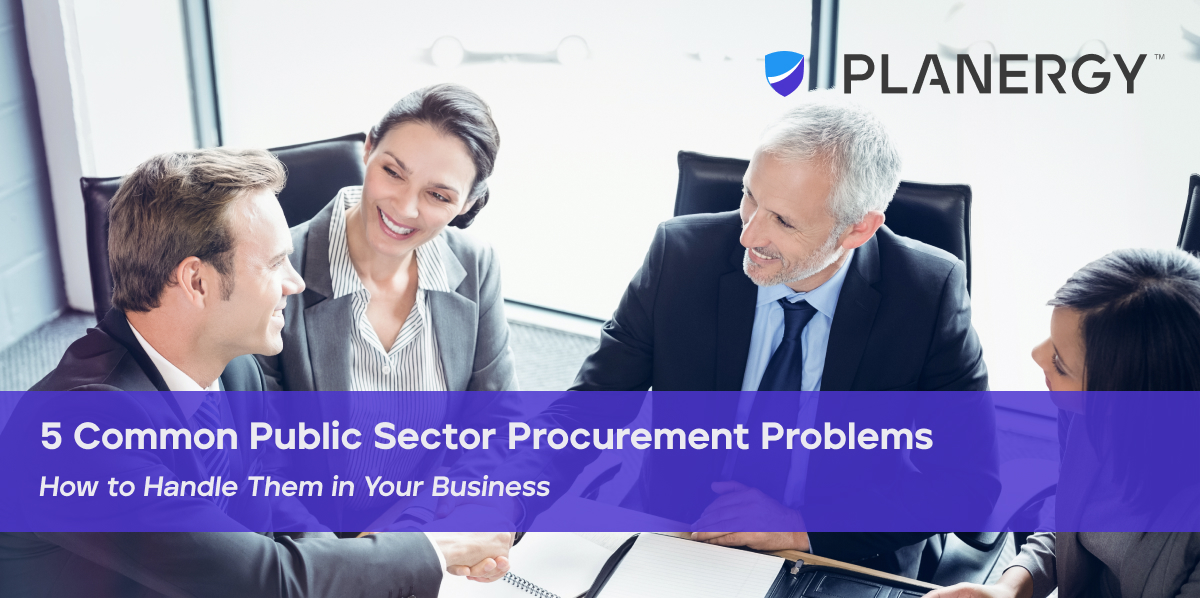 5 Common Public Sector Procurement Problems | PLANERGY Software