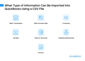 How to Import a CSV into QuickBooks Online and Desktop | PLANERGY Software