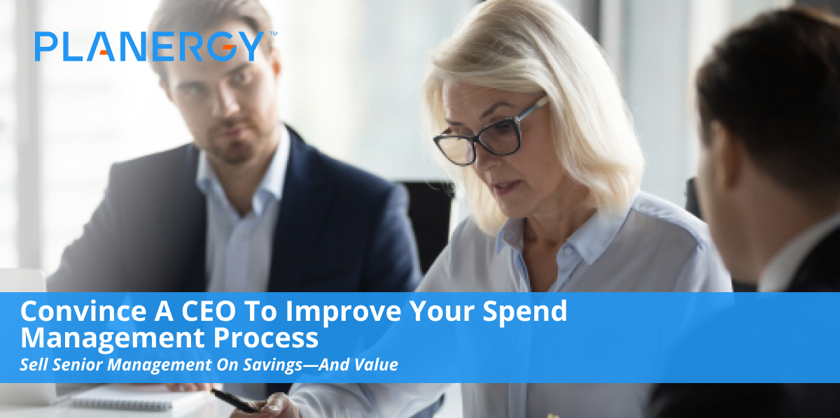 Convince a CEO to Improve Your Spend Management Process | Planergy Software