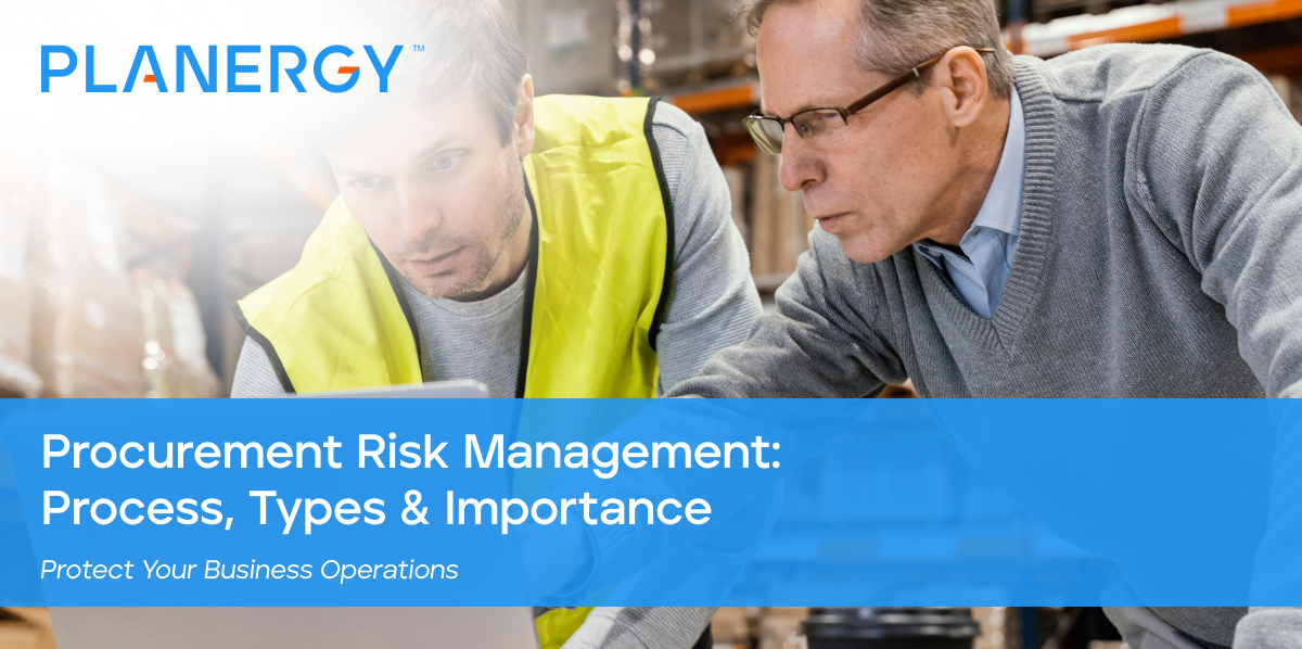 Procurement Risk Management: Process, Types & Importance | PLANERGY ...
