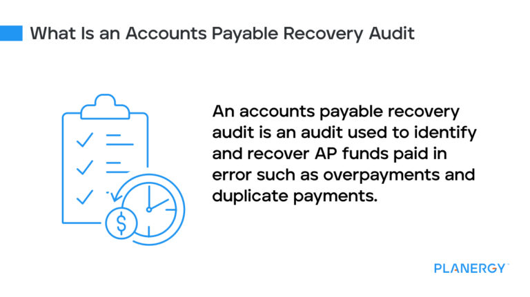 AP Recovery Audit: Steps & Best Practices | PLANERGY Software