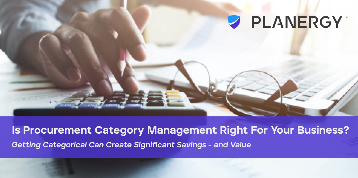 Procurement Category Management for Business | PLANERGY Software