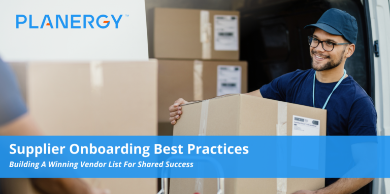 Supplier Onboarding Best Practices | Planergy Software