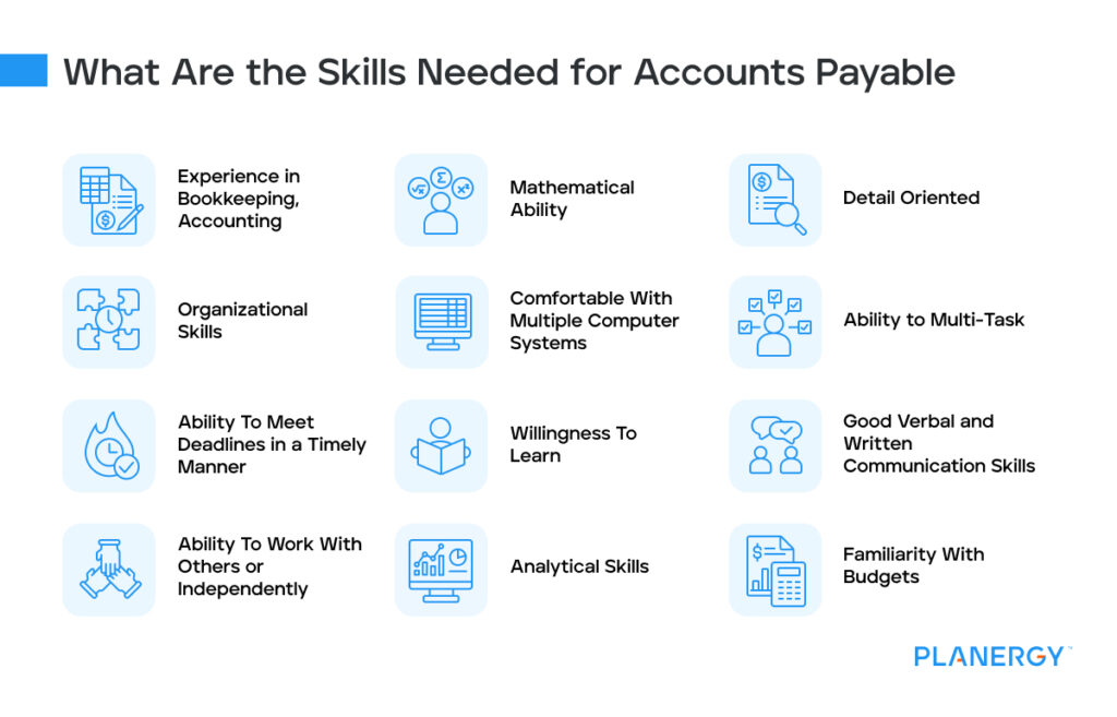 Accounts Payable Job Description and Duties | PLANERGY Software