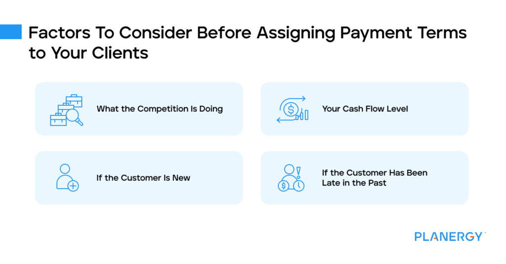 Invoice Payment Terms Explained | Planergy Software