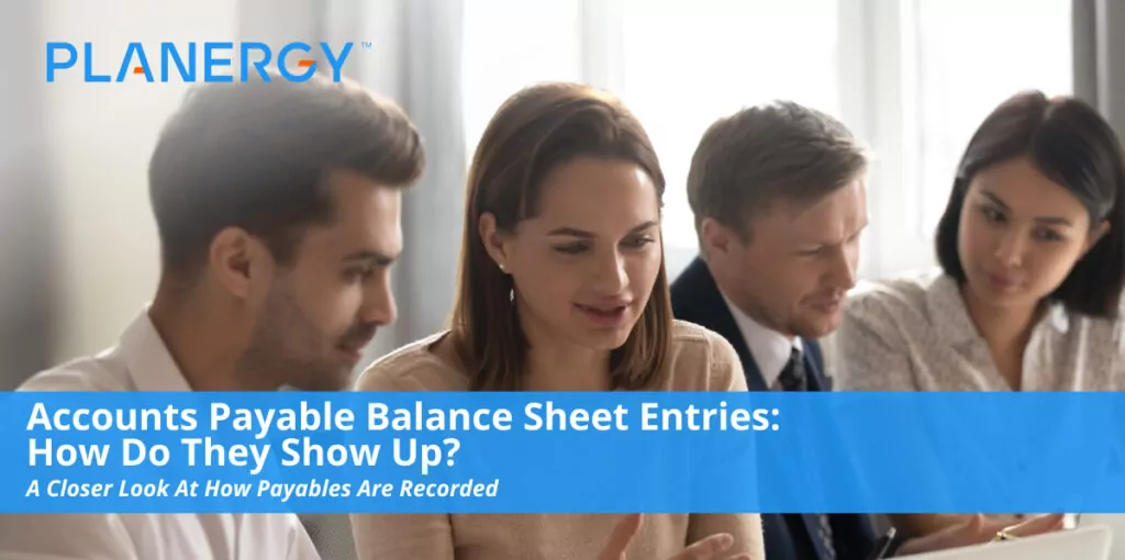 Accounts Payable Balance Sheet Entries: How do They Show Up? | Planergy ...