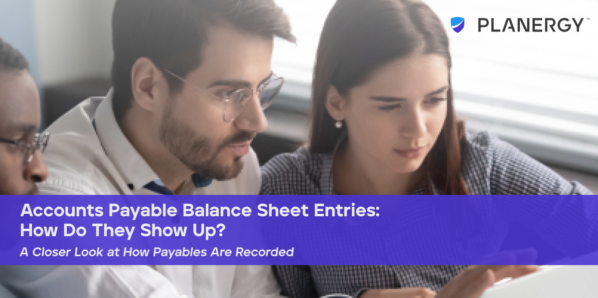 Accounts Payable Balance Sheet Entries: How do They Show Up? | PLANERGY ...