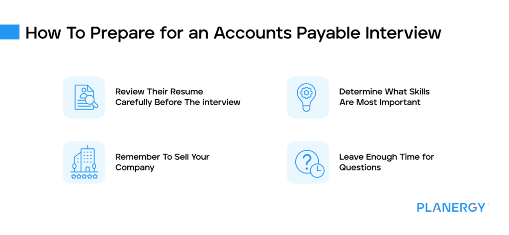 Accounts Payable Interview Questions | PLANERGY Software