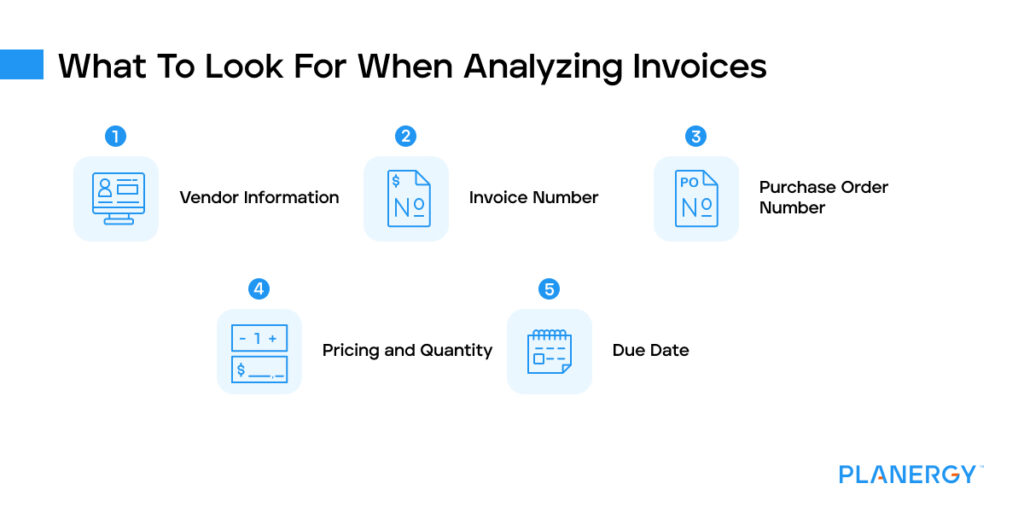 Invoice Analysis: Process & How It Saves Money | PLANERGY Software