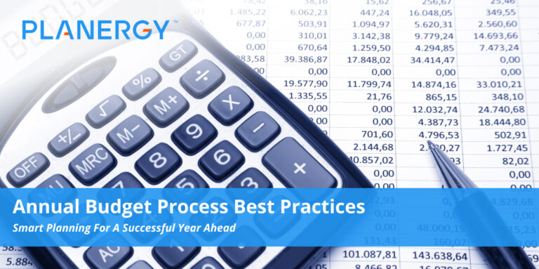 Annual Budget Process Best Practices | Planergy Software