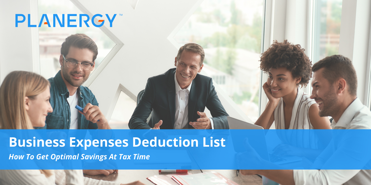 Business Expenses Deduction List | PLANERGY Software