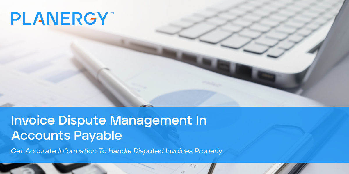 Invoice Dispute Management in Accounts Payable | PLANERGY Software