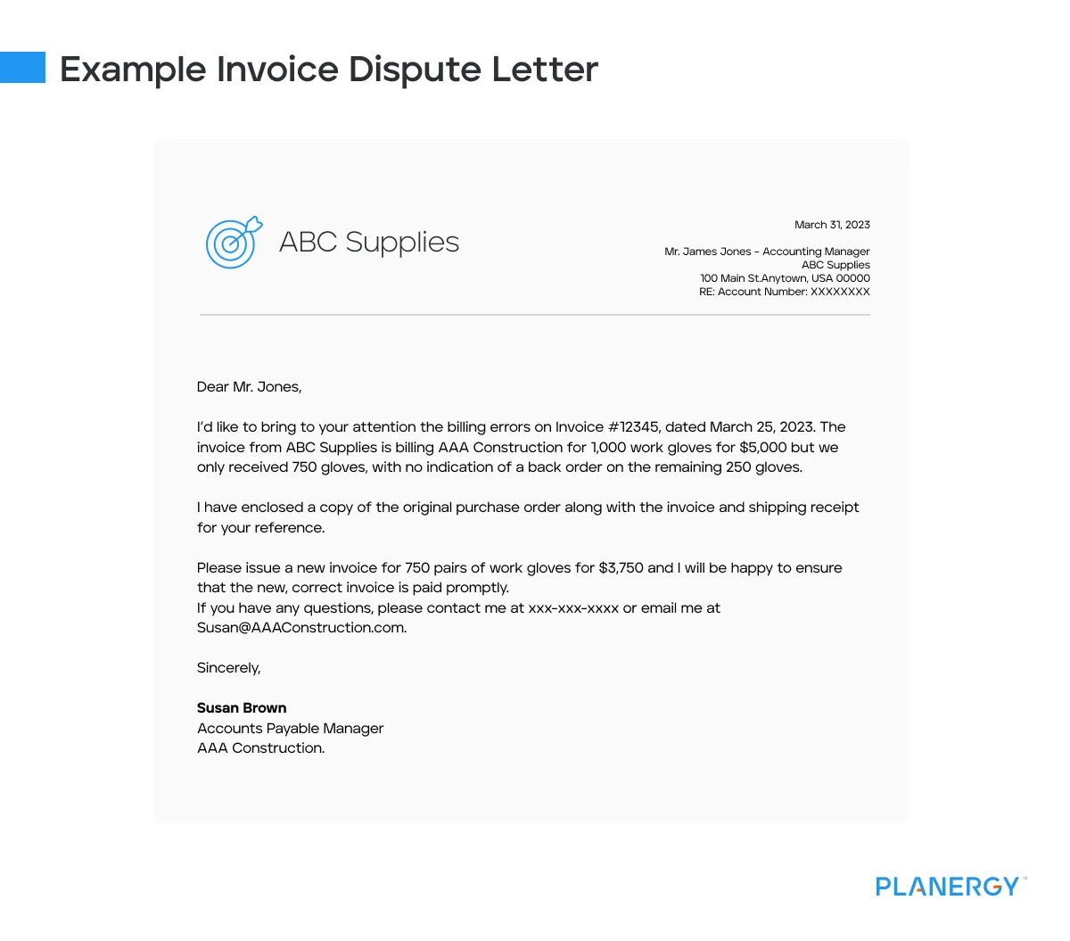 Invoice Dispute Management in Accounts Payable | Planergy Software