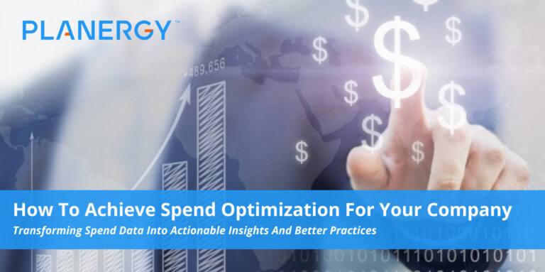How to Achieve Spend Optimization For Your Company | PLANERGY Software