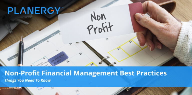 Non-Profit Financial Management Best Practices | PLANERGY Software
