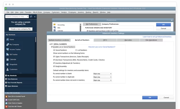 QuickBooks For Manufacturing | Planergy Software