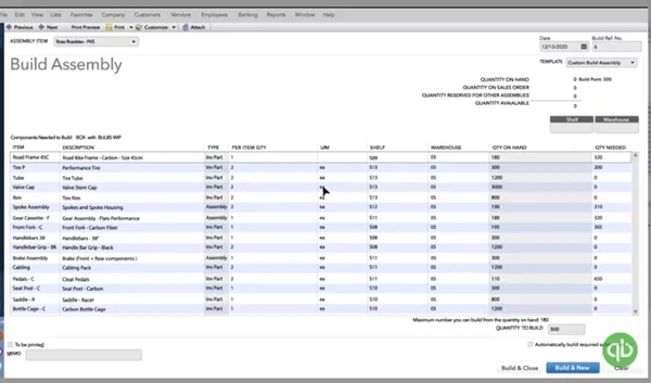 QuickBooks For Manufacturing | Planergy Software