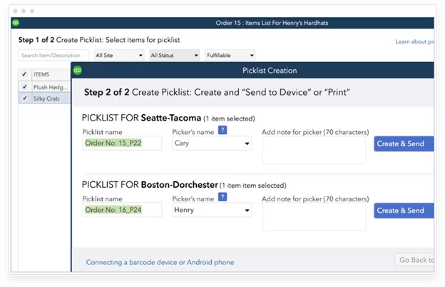 QuickBooks For Manufacturing | Planergy Software