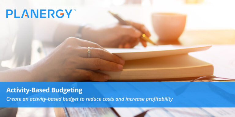 Activity-Based Budgeting | PLANERGY Software