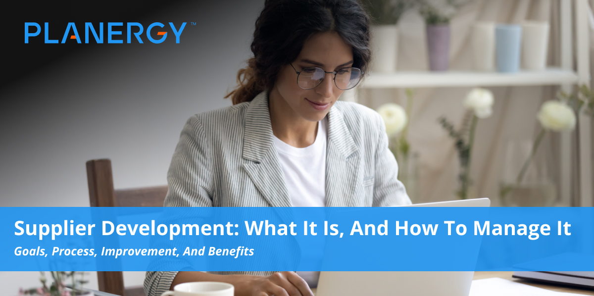 Supplier Development: What It Is, And How To Manage It | PLANERGY Software