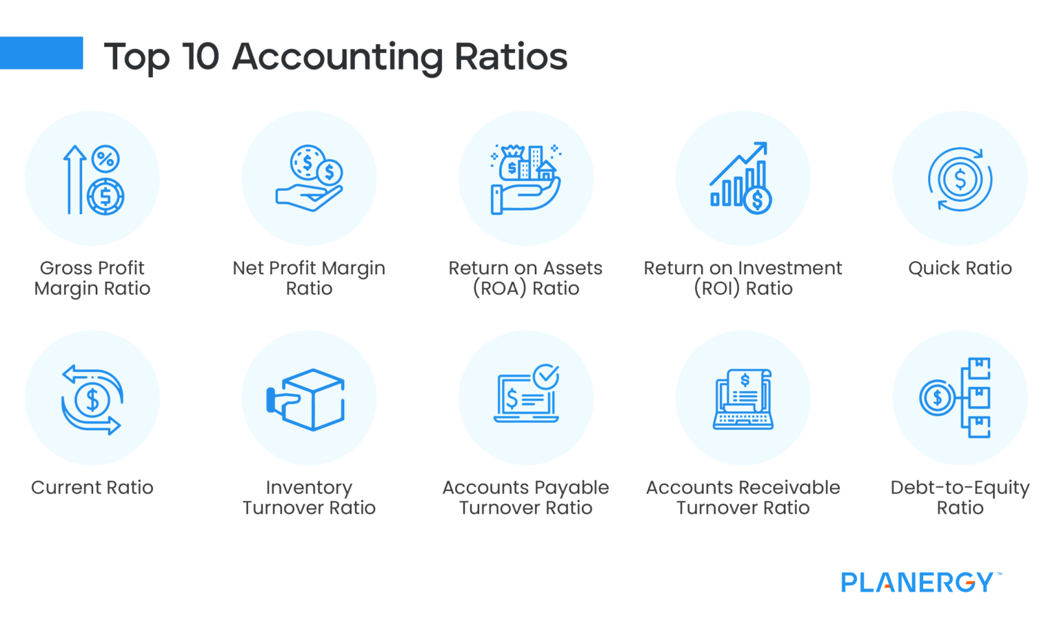 The 10 Most Useful Accounting Ratios and Formulas | PLANERGY Software