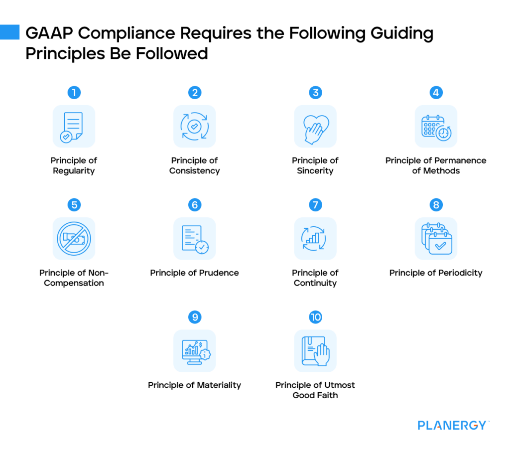 Generally Accepted Accounting Principles (GAAP) : PLANERGY Software