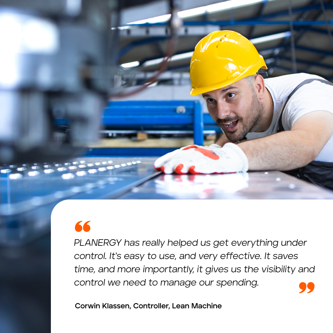Manufacturing Spend Management | PLANERGY Software